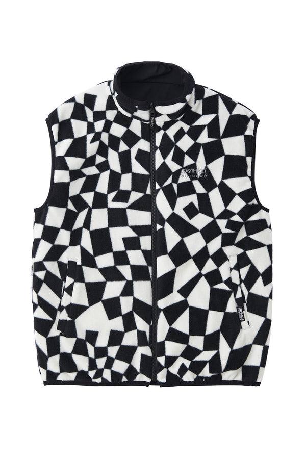GRAMICCI REVERSIBLE VEST BLACK CHECKER – BLENDS